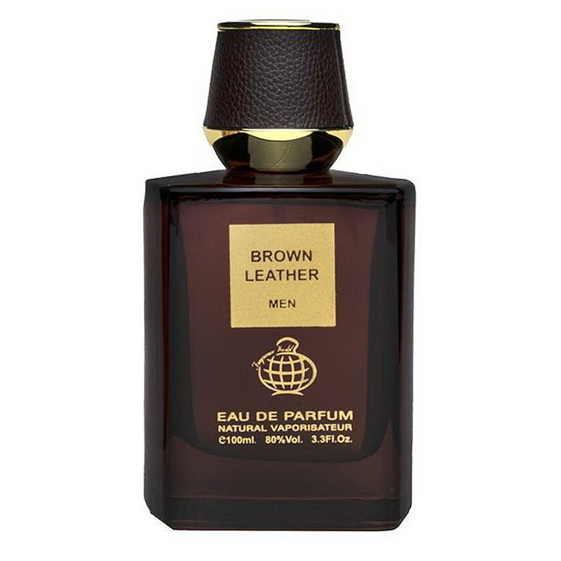 Brown Leather Eau De Parfum for Men by Fragrance World