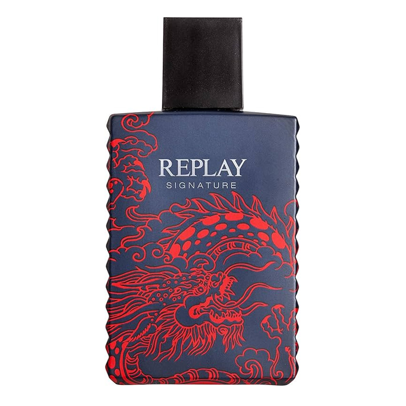 Replay Signature Red Dragon Eau de Toilette for Men Replay perfume ...